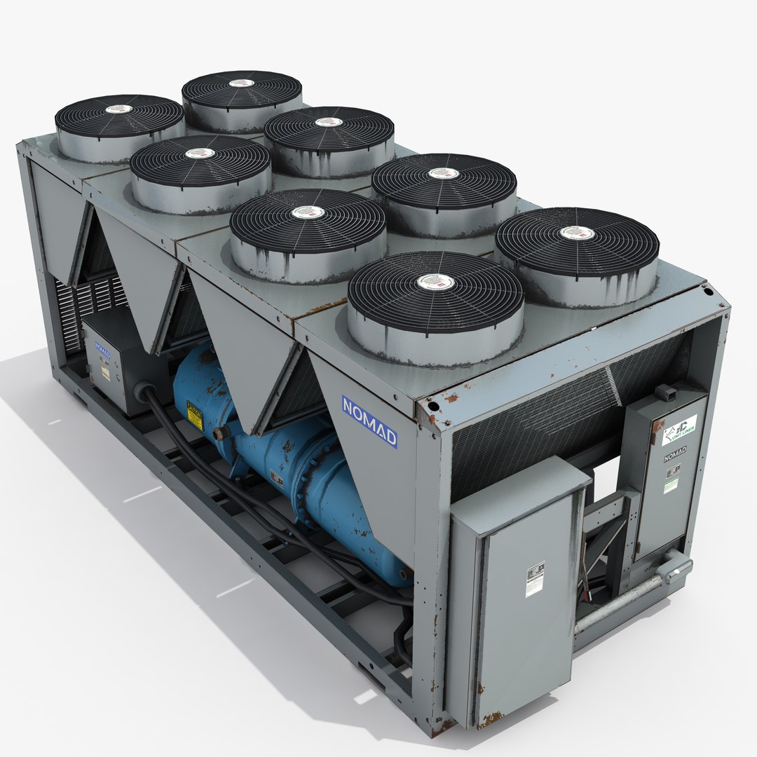 3D industrial hvac unit model - TurboSquid 1258869