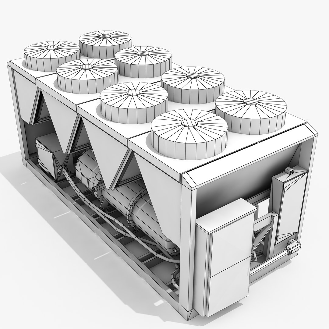 3D industrial hvac unit model - TurboSquid 1258869