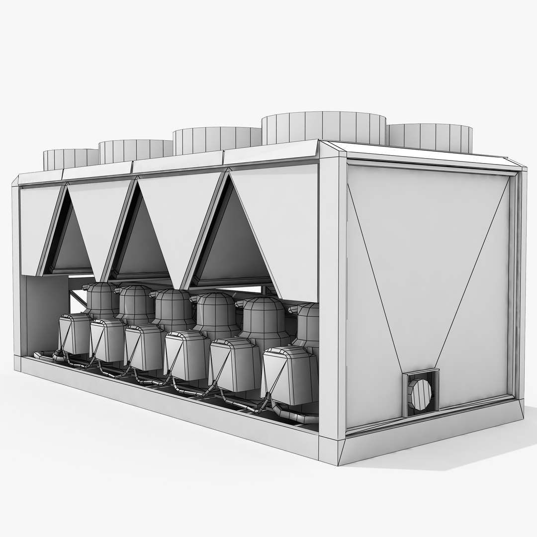 3D industrial hvac unit model - TurboSquid 1258869