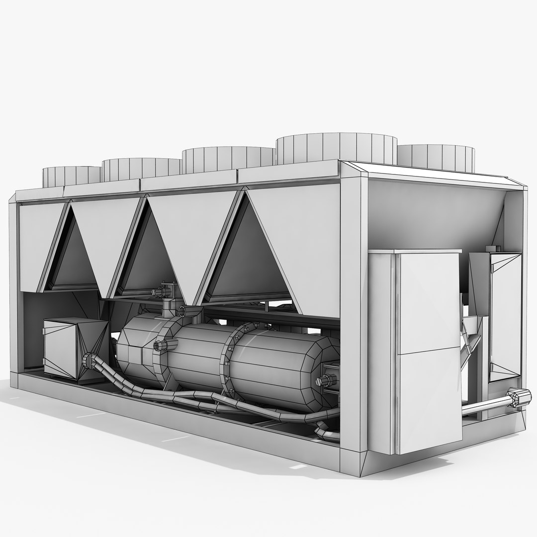 3D industrial hvac unit model - TurboSquid 1258869