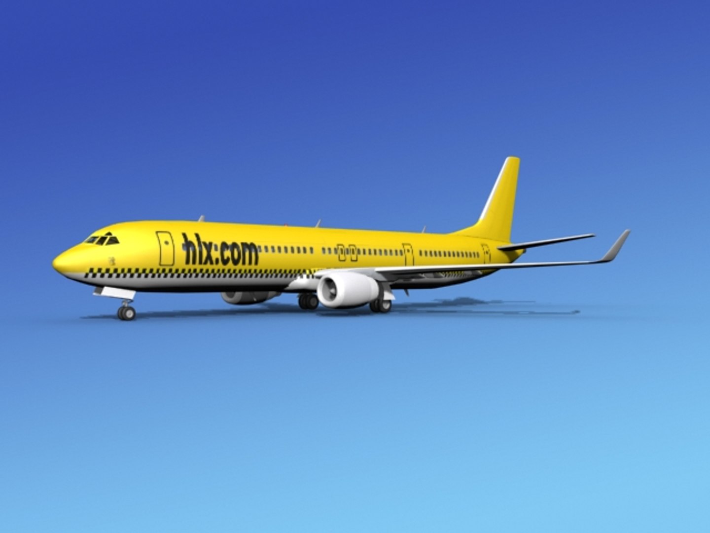 3d model 737-900er 737 airplane 737-900