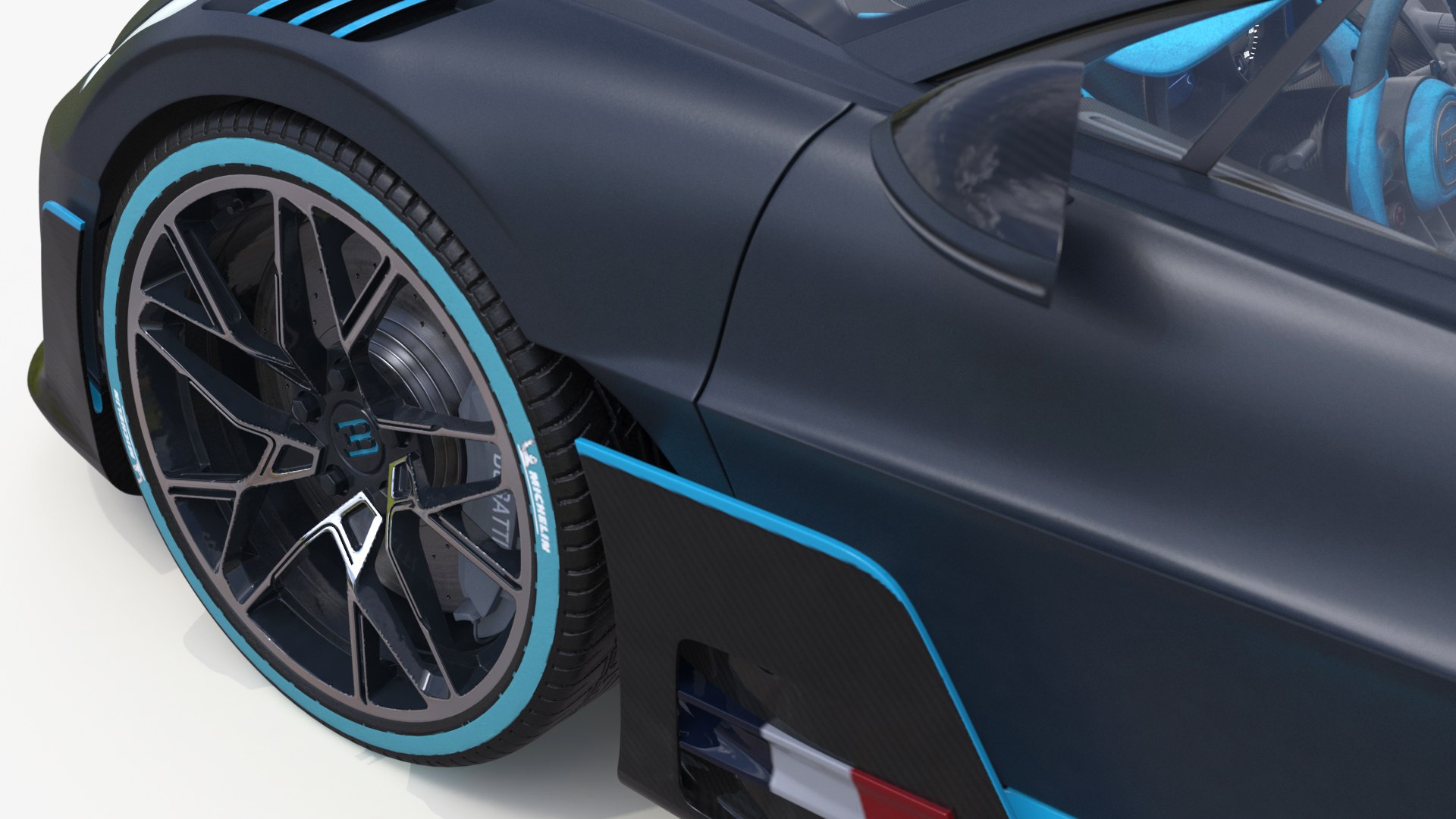 Bugatti Divo Titanium Liquid Silver 3D Model - TurboSquid 2289509