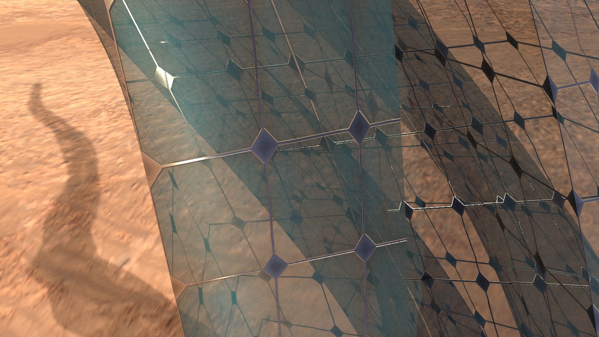 Sci Fi Tower Glass 3D Model - TurboSquid 1558430