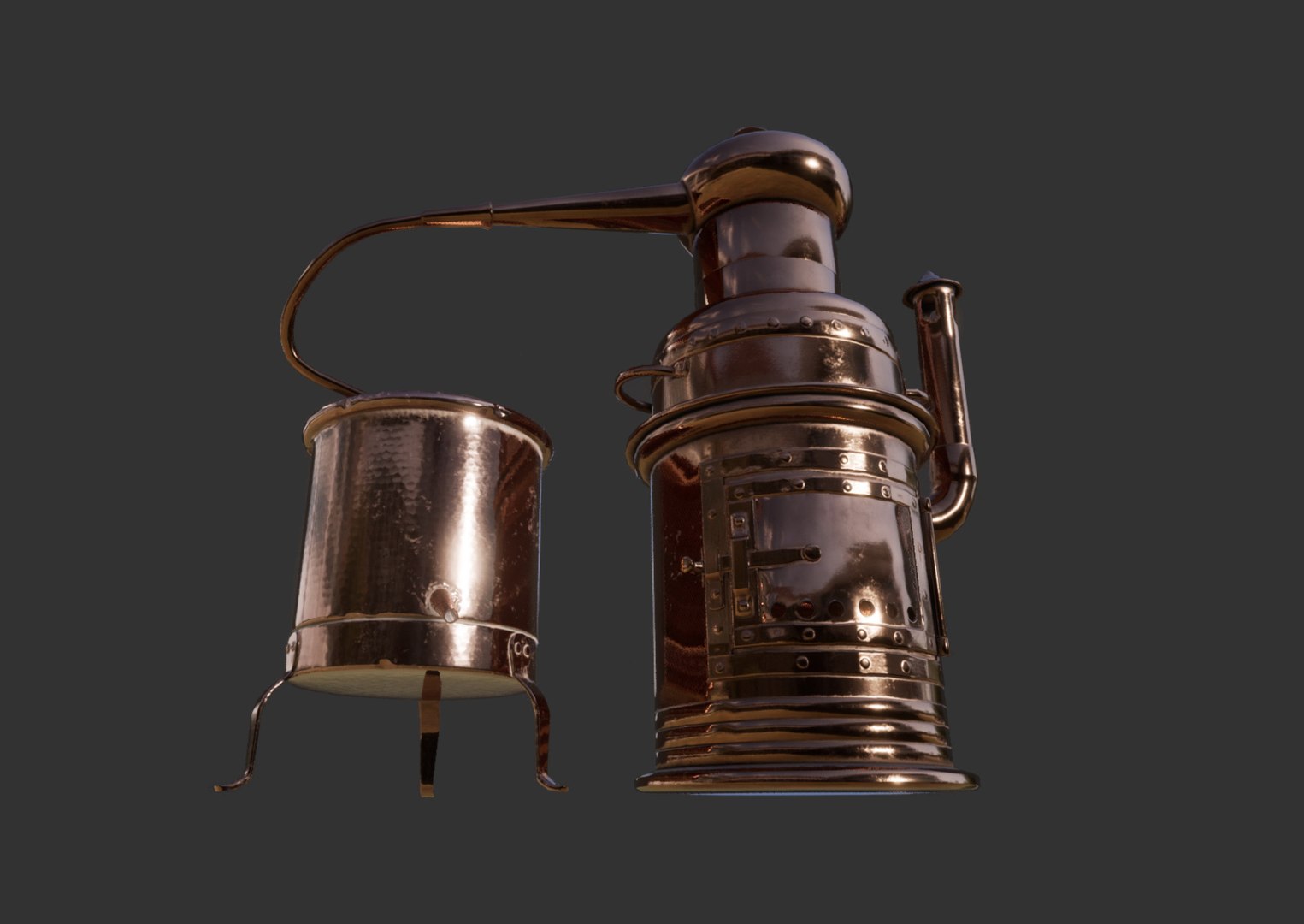 Distillation Cube Model - TurboSquid 1592378