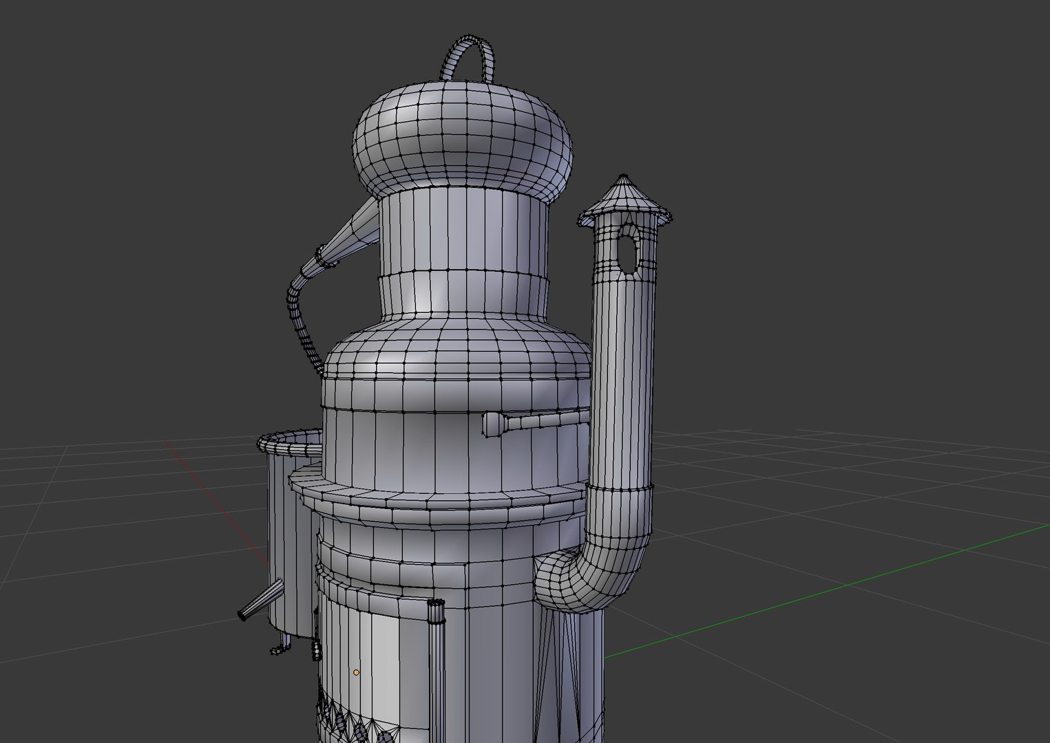 Distillation cube model - TurboSquid 1592378
