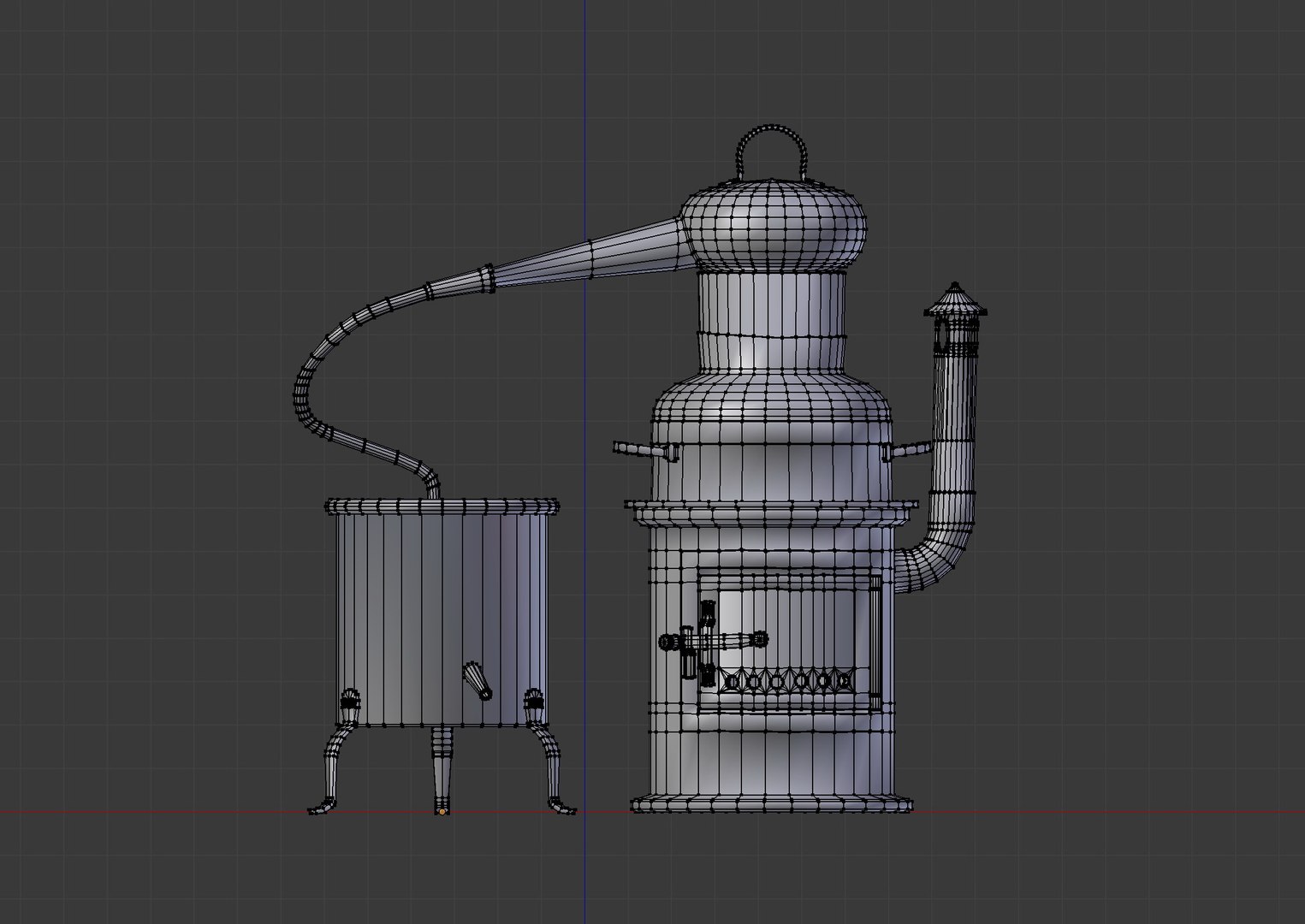 Distillation cube model - TurboSquid 1592378
