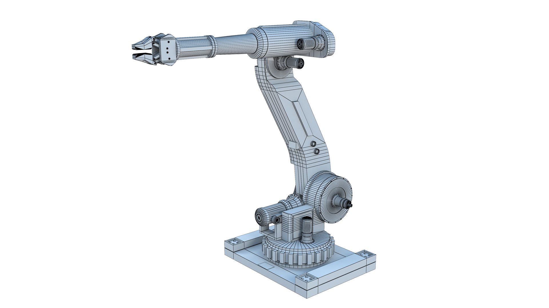 Robotic Arm - Red 3D - TurboSquid 1923046