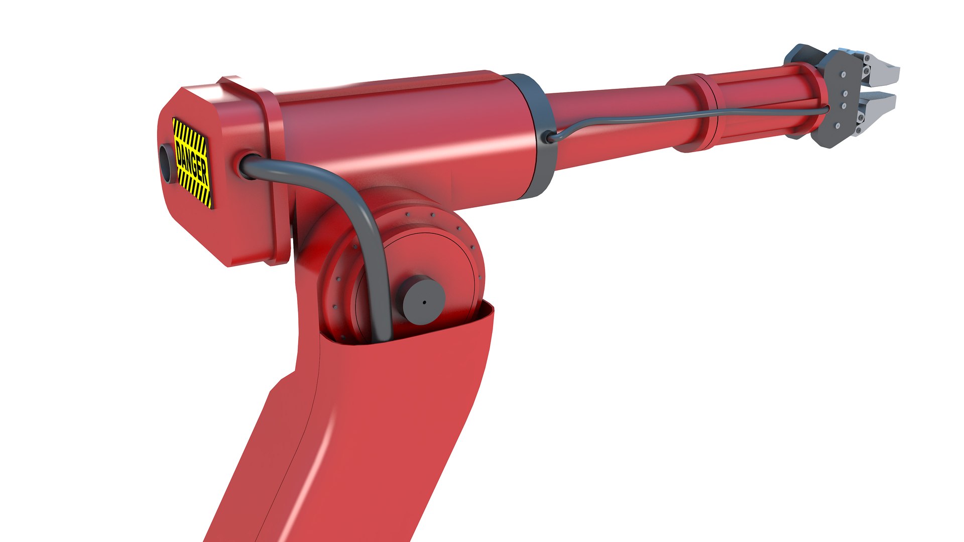 Robotic Arm - Red 3D - TurboSquid 1923046