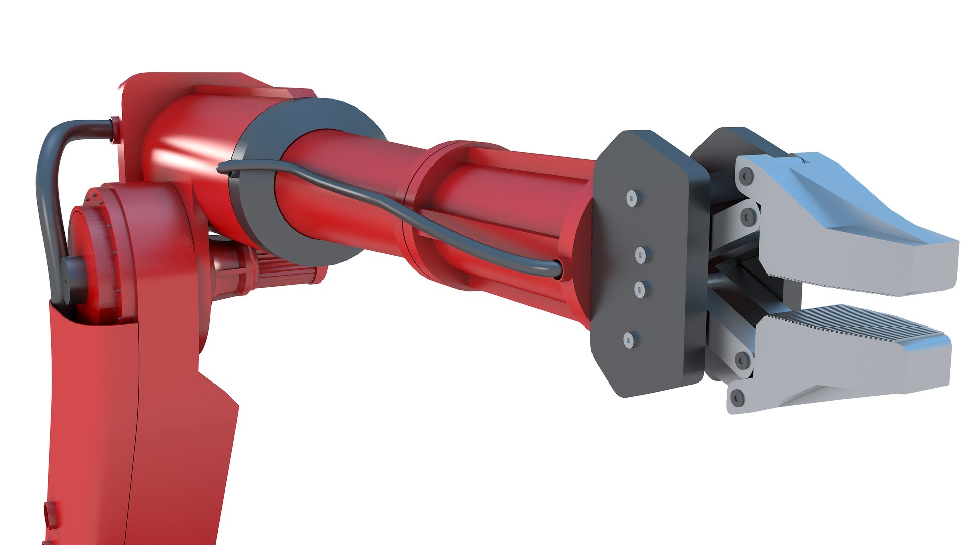 Robotic Arm - Red 3D - TurboSquid 1923046