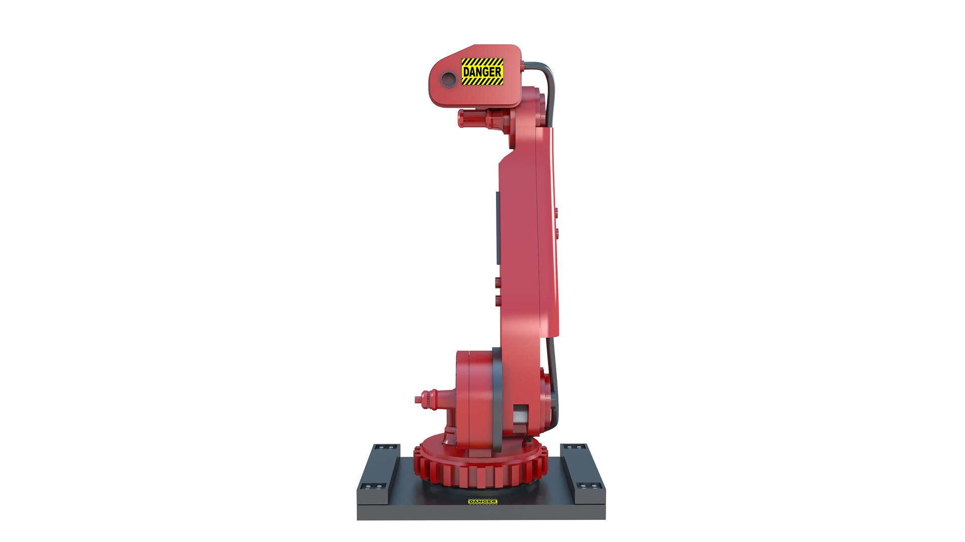 Robotic Arm - Red 3D - TurboSquid 1923046