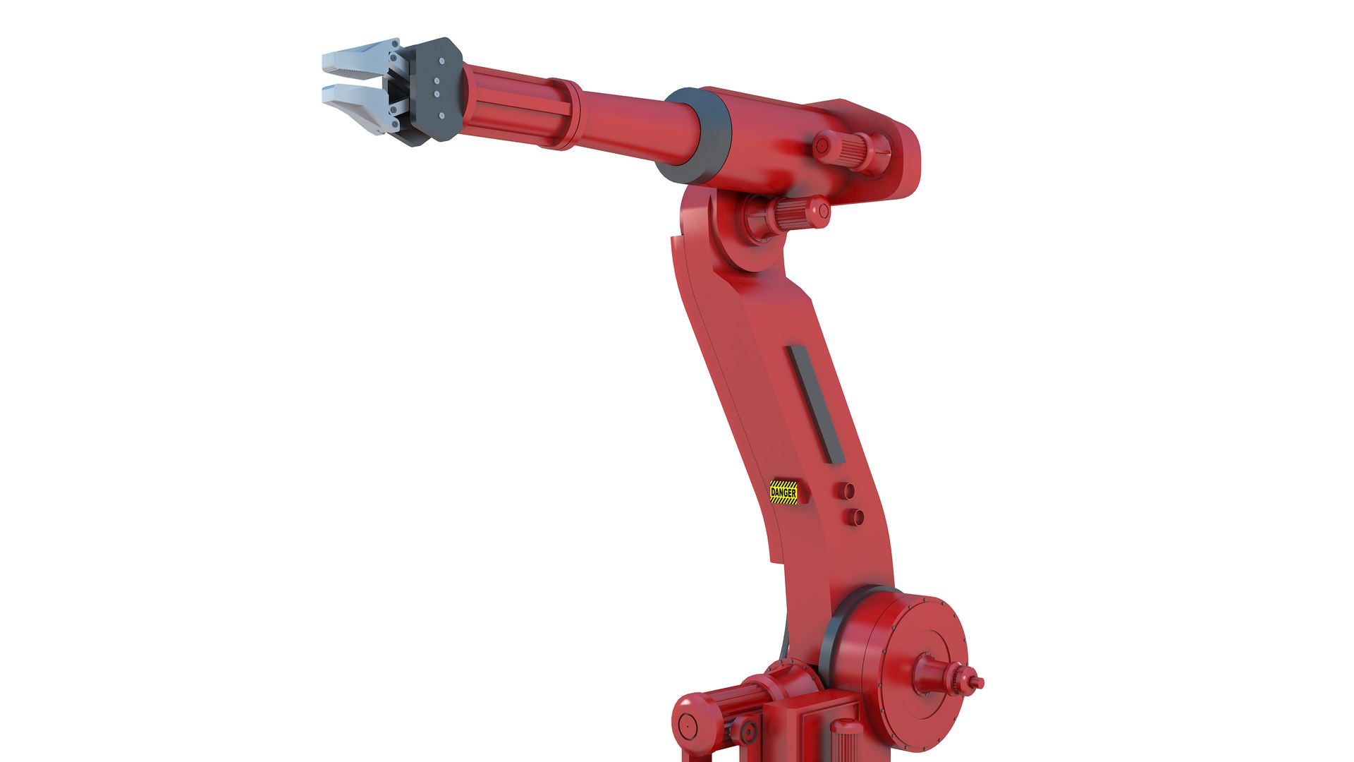 Robotic Arm - Red 3D - TurboSquid 1923046