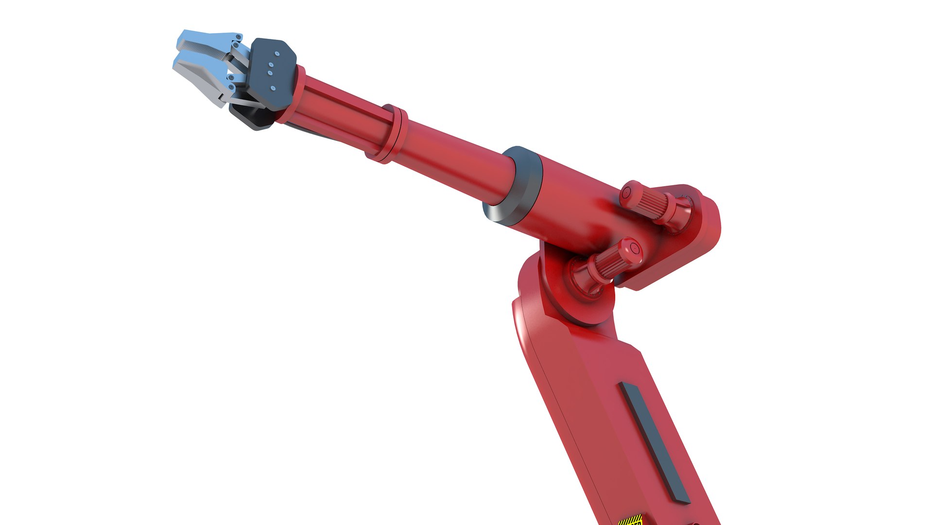 Robotic Arm - Red 3D - TurboSquid 1923046