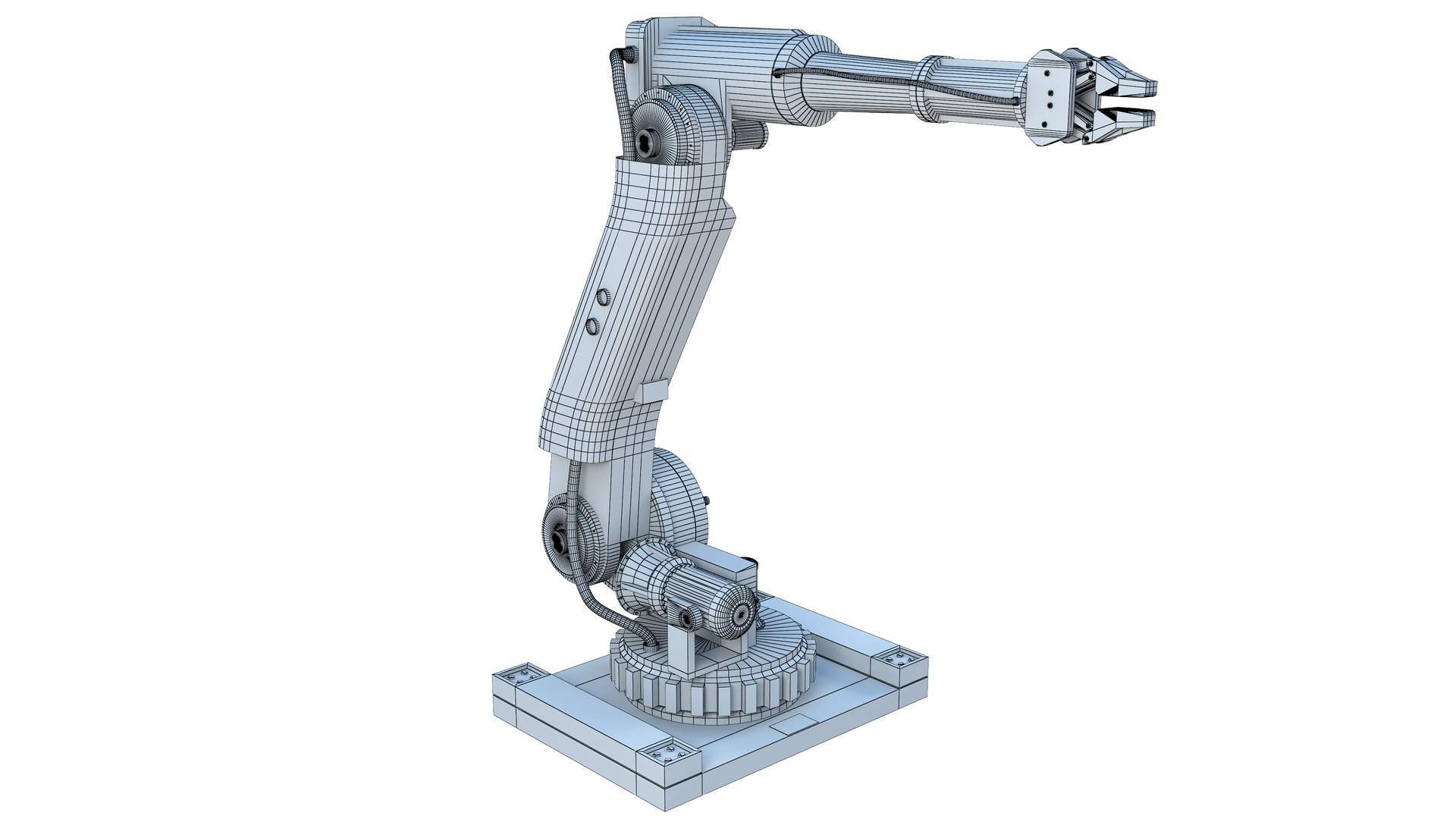 Robotic Arm - Red 3D - TurboSquid 1923046