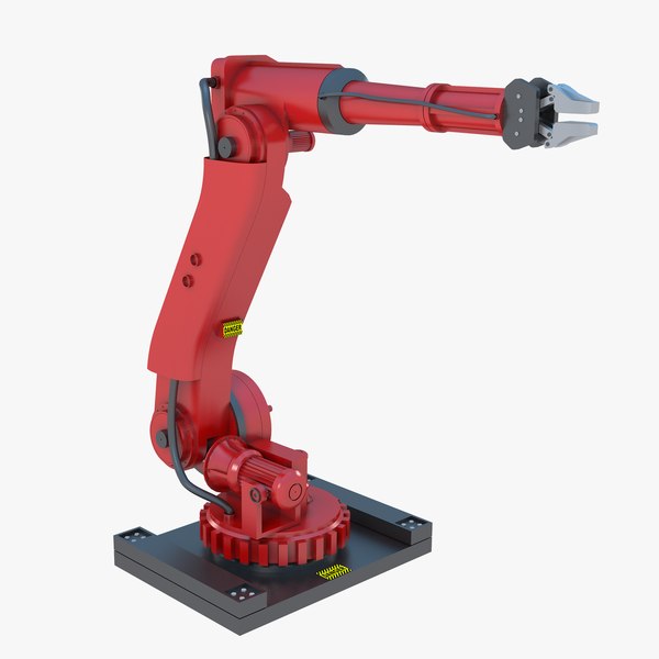 modelo 3d Robotic Arm - Red - TurboSquid 1923046