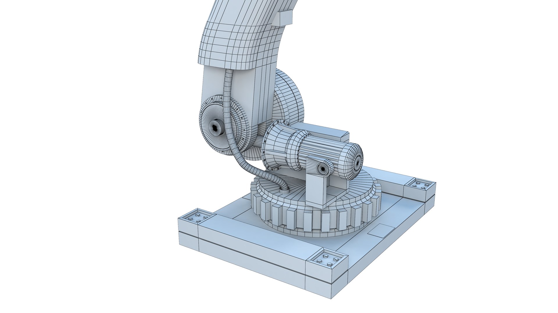 Robotic Arm - Red 3D - TurboSquid 1923046