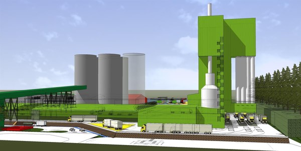 Layout of mini Cement plant 3D model - TurboSquid 1887115
