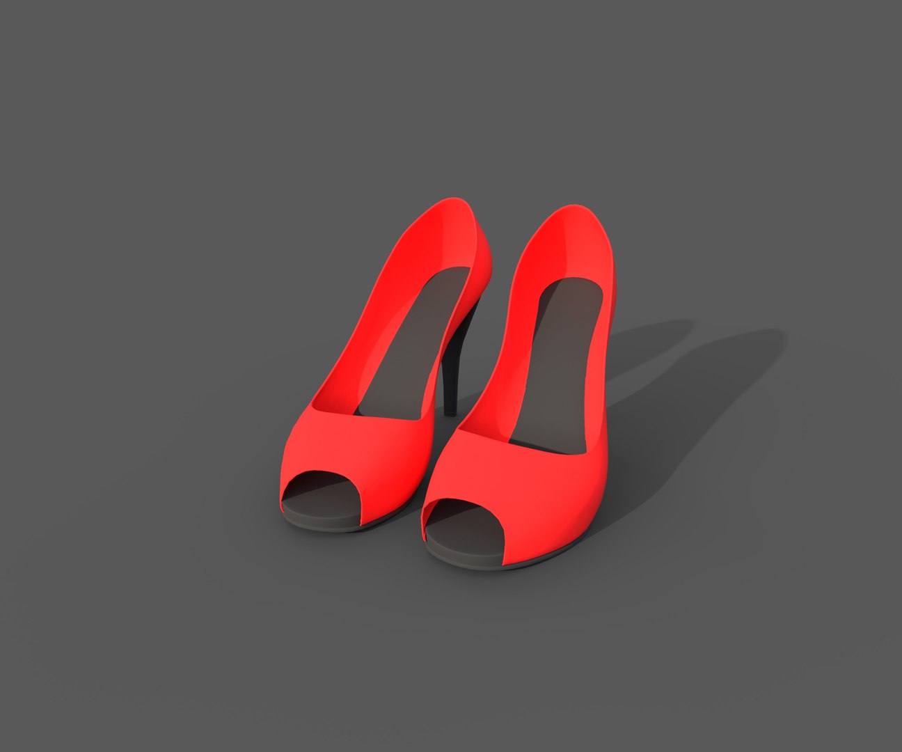 3D Heeled Shoes Model - TurboSquid 2023621