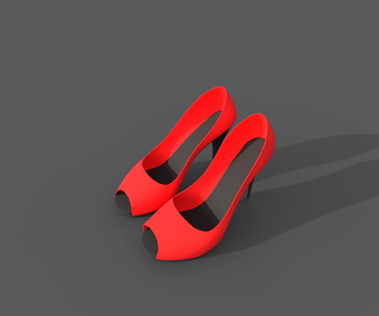 3D Heeled Shoes Model - TurboSquid 2023621