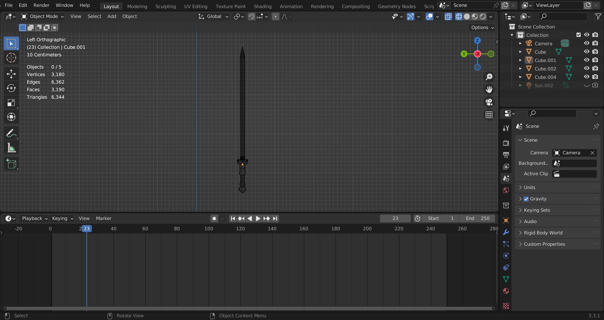 3D Sword - TurboSquid 2097981