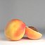 3d Obj Photorealistic Peach Realistic Real