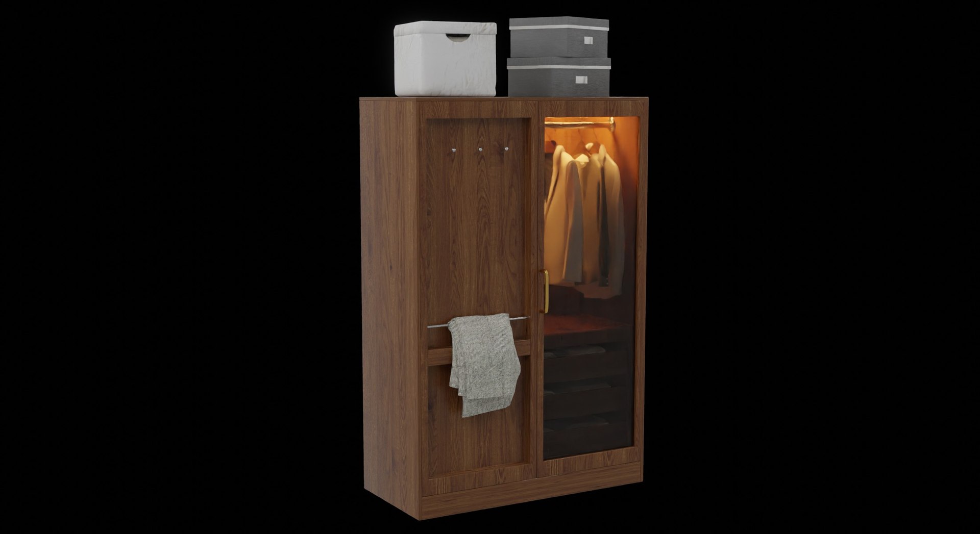 3D Model Wardrobe - TurboSquid 2236004