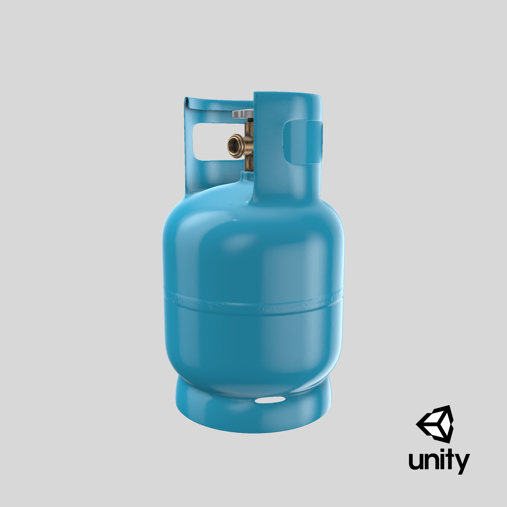 modelo 3d Cilindro de gas azul - TurboSquid 1760206