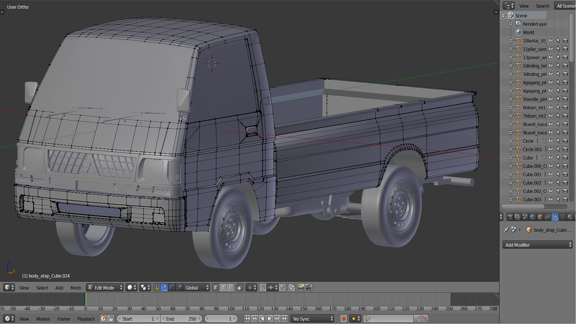 Mitsubishi L300 Pick Up 3D Model - TurboSquid 1761442