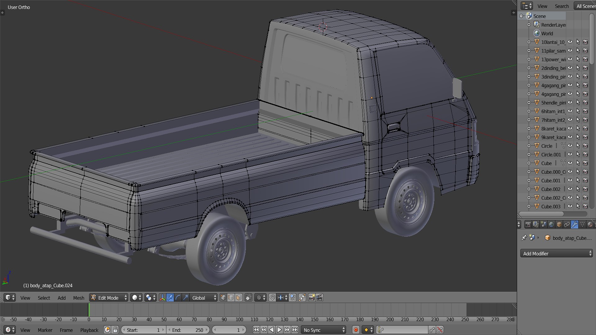 Mitsubishi L300 Pick Up 3D Model - TurboSquid 1761442