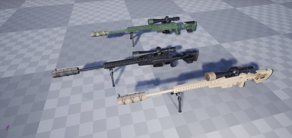 AXMC sniper riffle model - TurboSquid 1988501