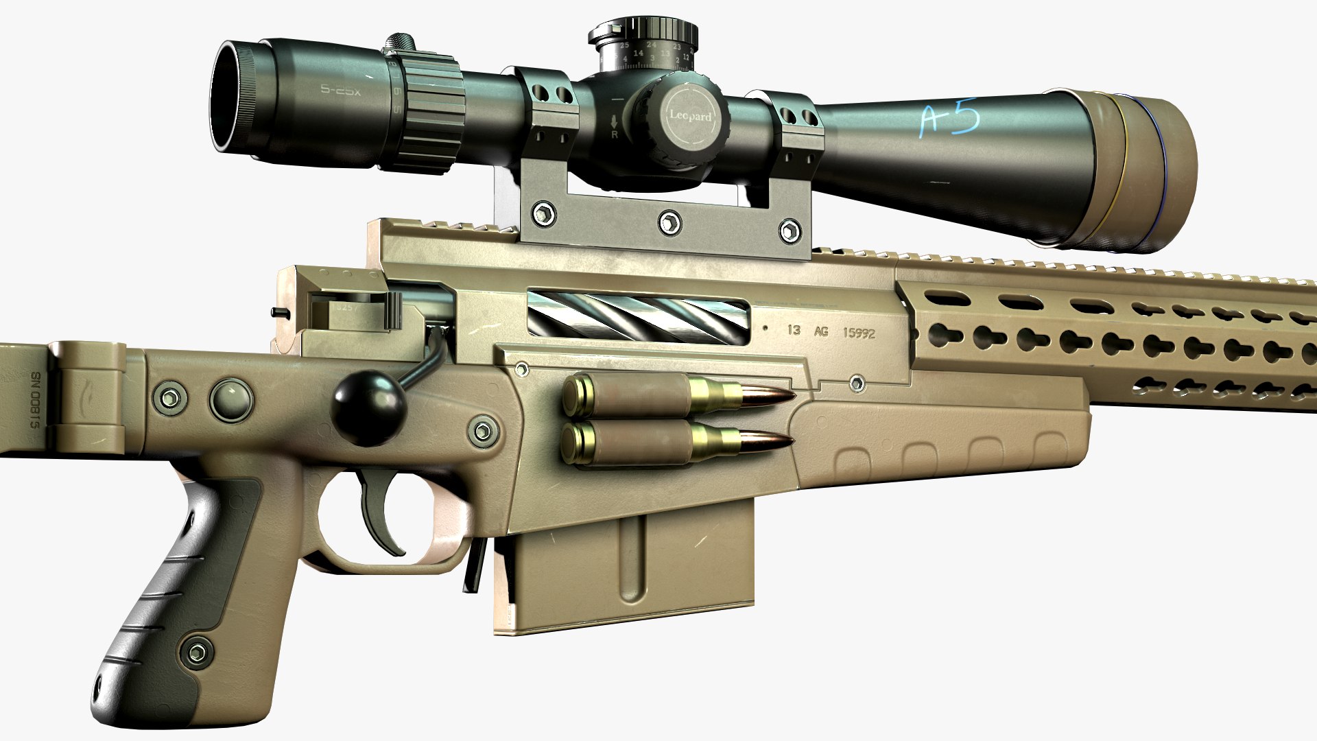 AXMC Sniper Riffle Model - TurboSquid 1988501