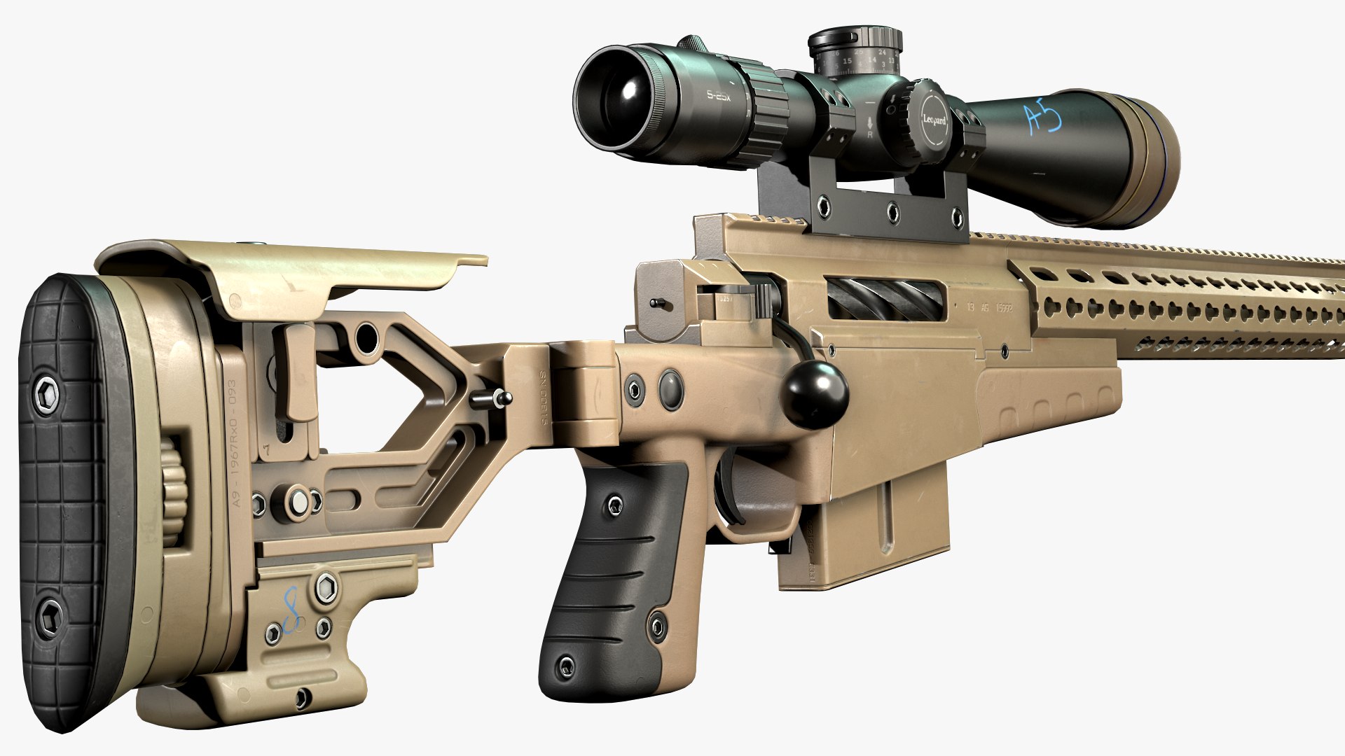 AXMC Sniper Riffle Model - TurboSquid 1988501