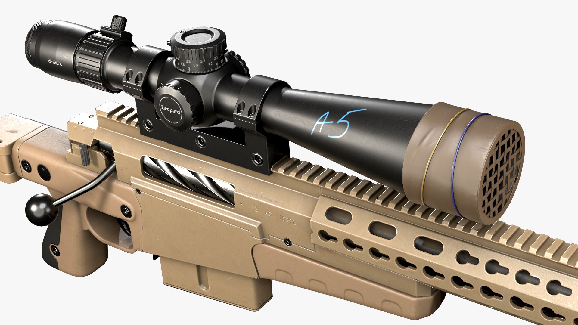 AXMC Sniper Riffle Model - TurboSquid 1988501