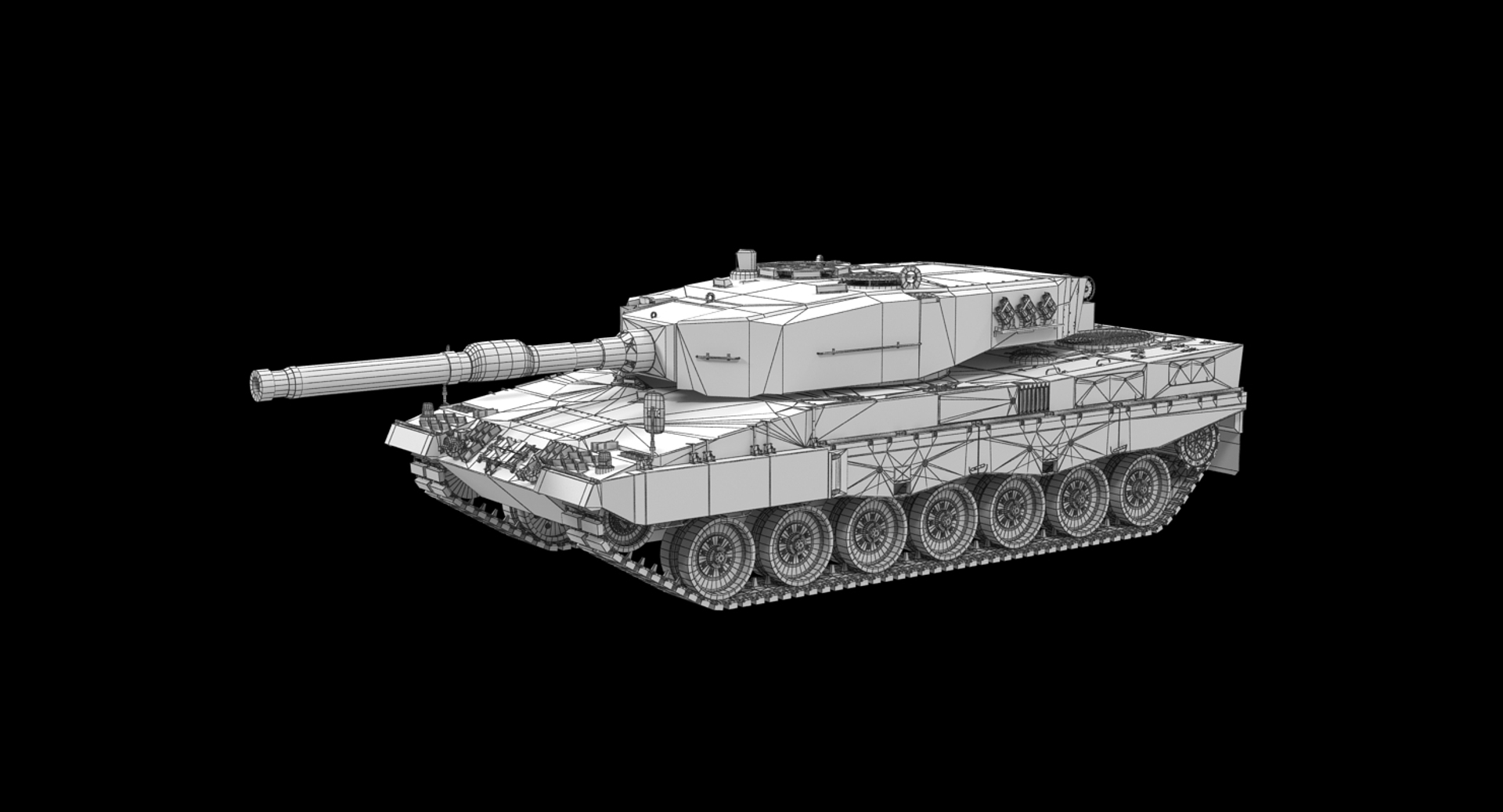Leopard 2a4 3d C4d