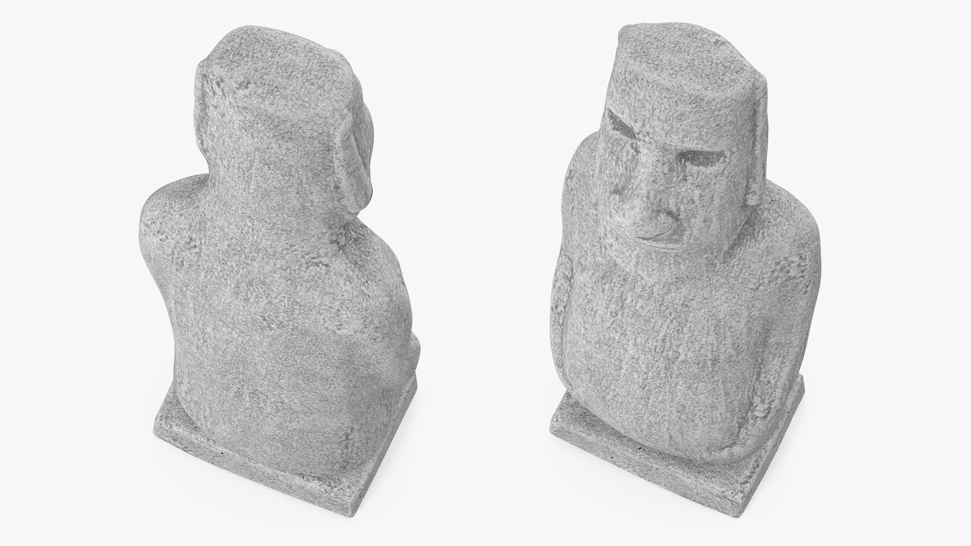 Moai Hoa Hakananai White For 3D Print 3D Model - TurboSquid 2270582