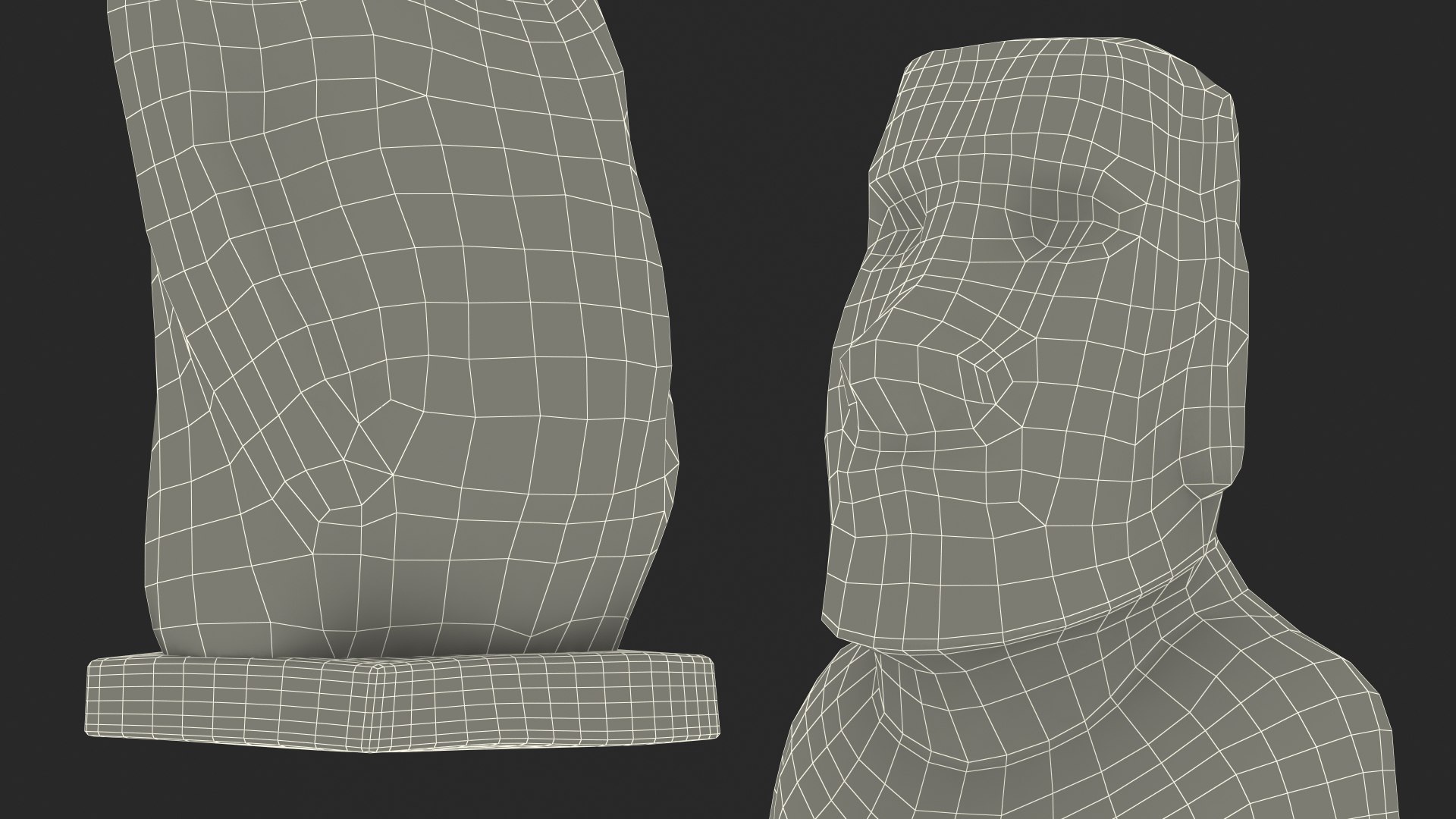 Moai Hoa Hakananai White For 3D Print 3D Model - TurboSquid 2270582