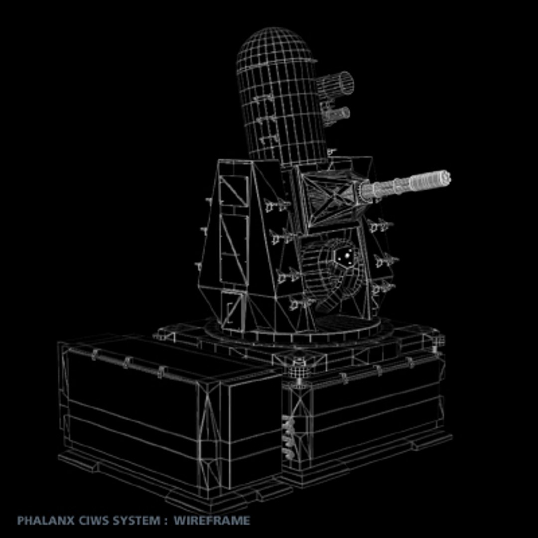 Phalanx Ciws Defense 3d Model