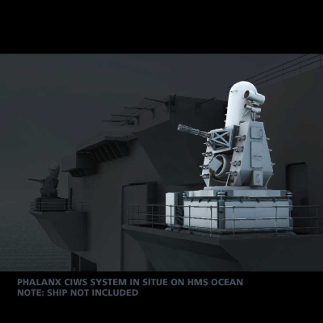 Phalanx Ciws Defense 3d Model