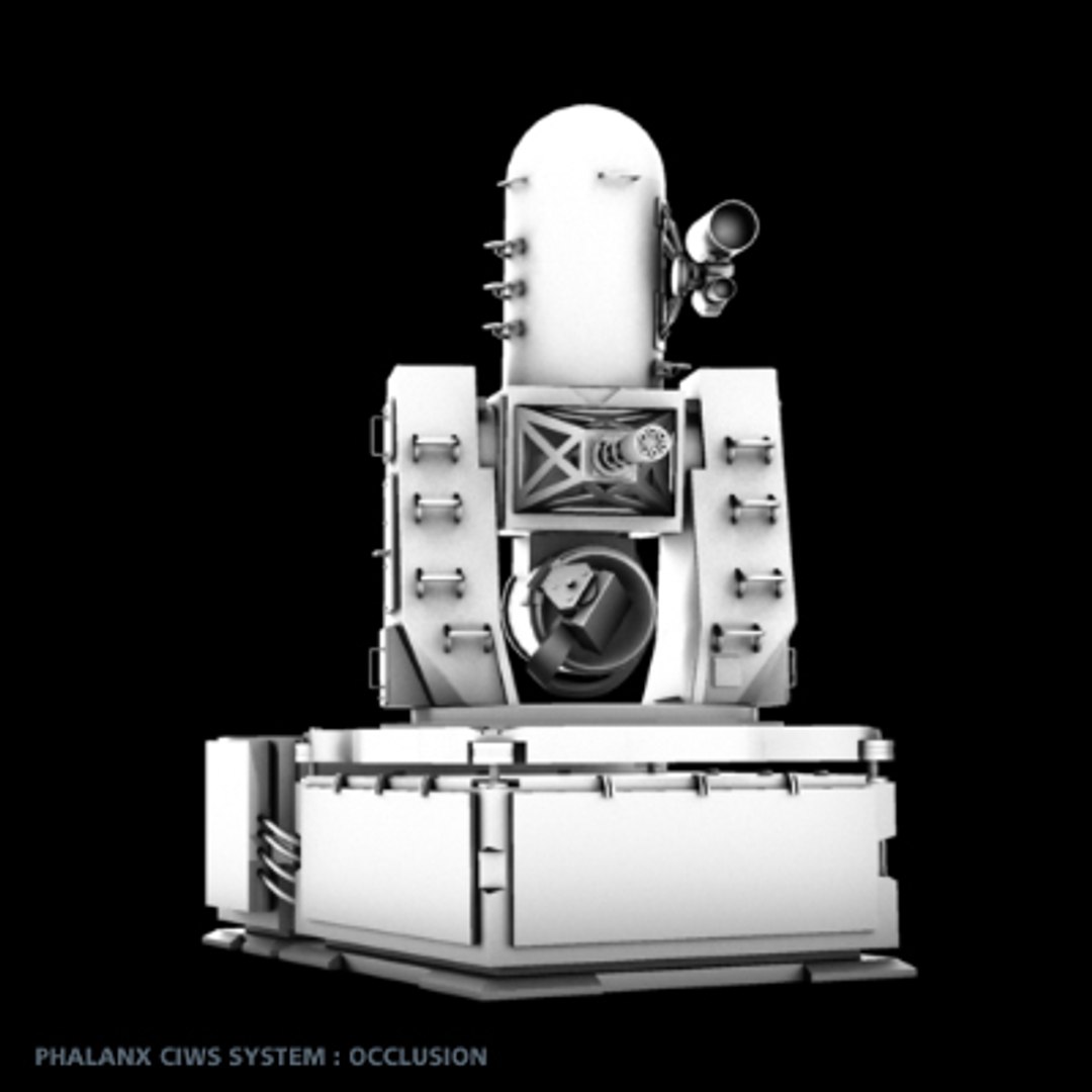 Phalanx Ciws Defense 3d Model