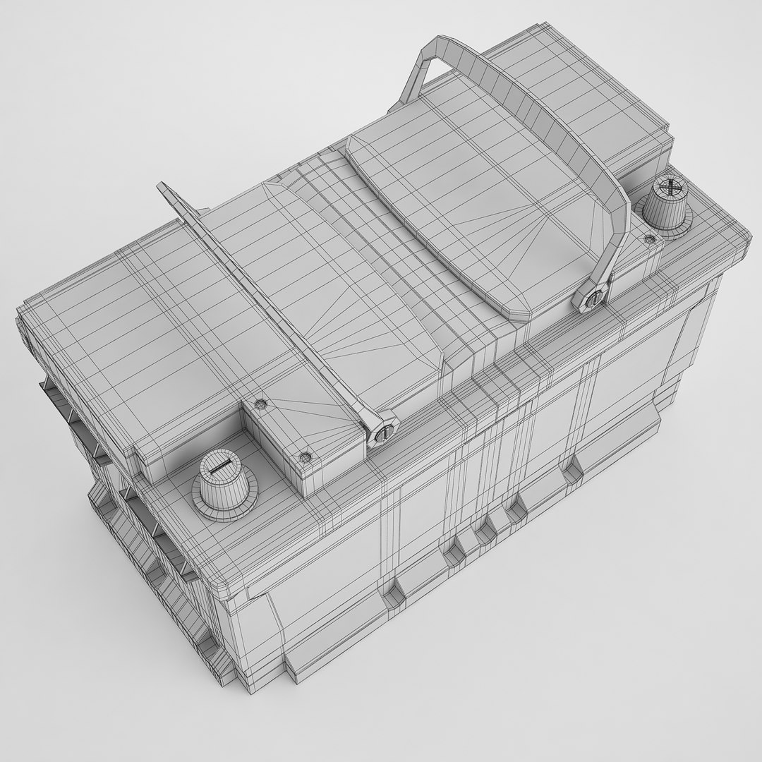 3D Car Battery Model - TurboSquid 1268466