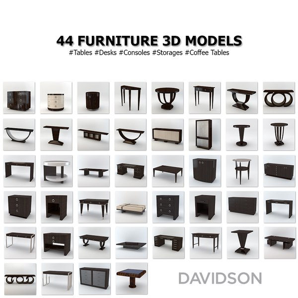 Console Table 3D Models for Download | TurboSquid