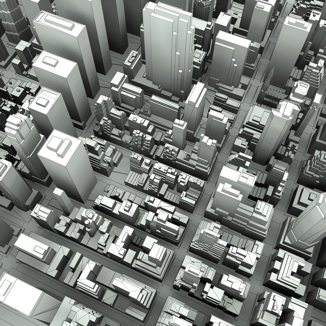 New York City Manhattan 3d Model