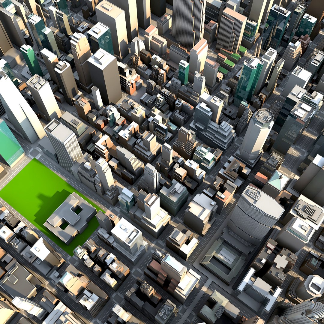 New York City Manhattan 3d Model