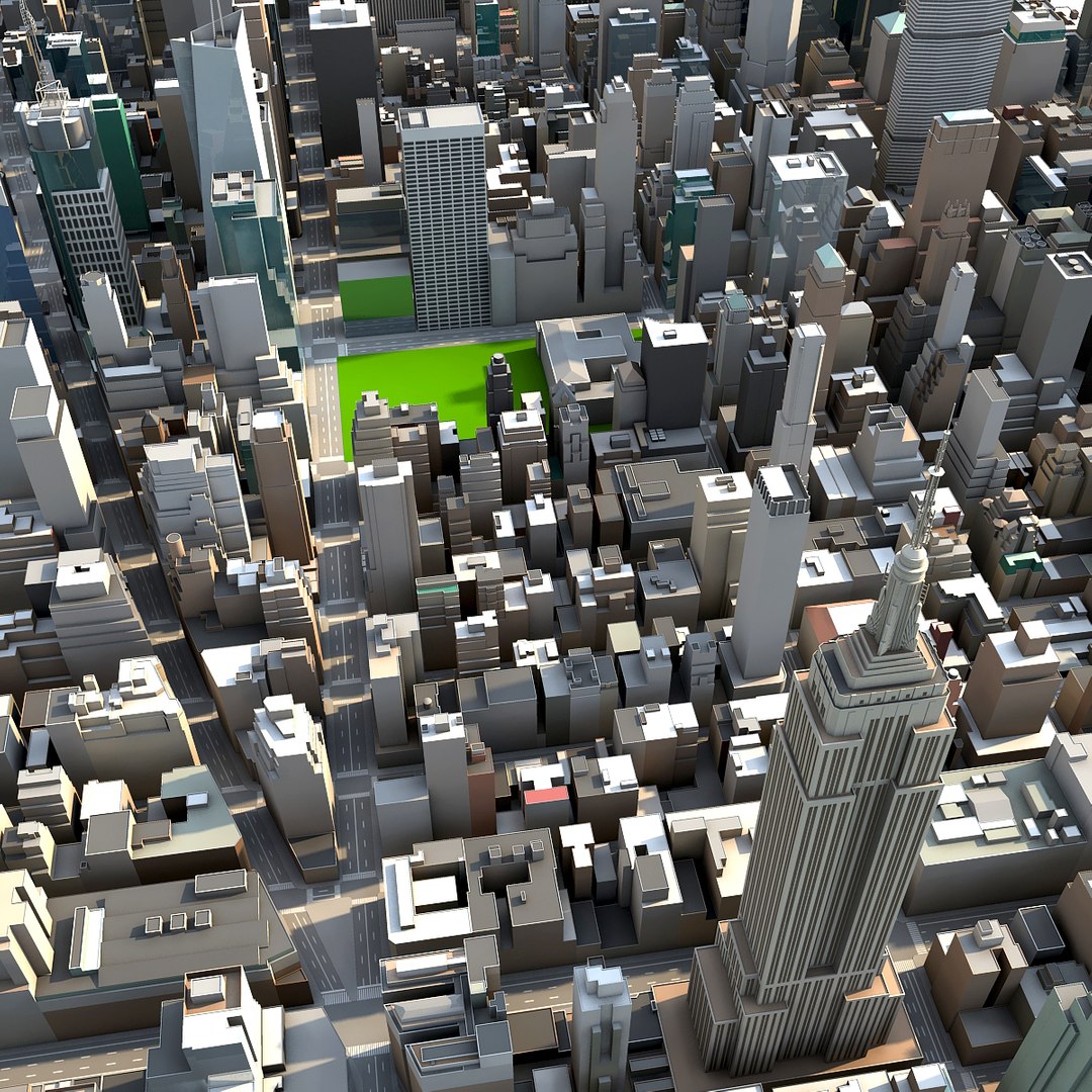 New York City Manhattan 3d Model