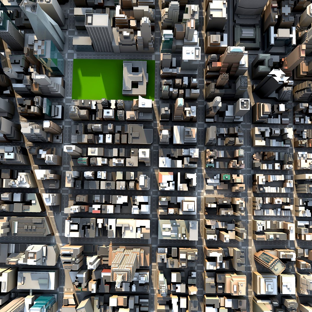 New York City Manhattan 3d Model