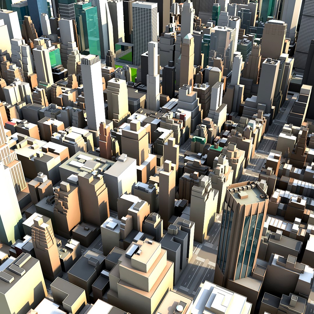 New York City Manhattan 3d Model