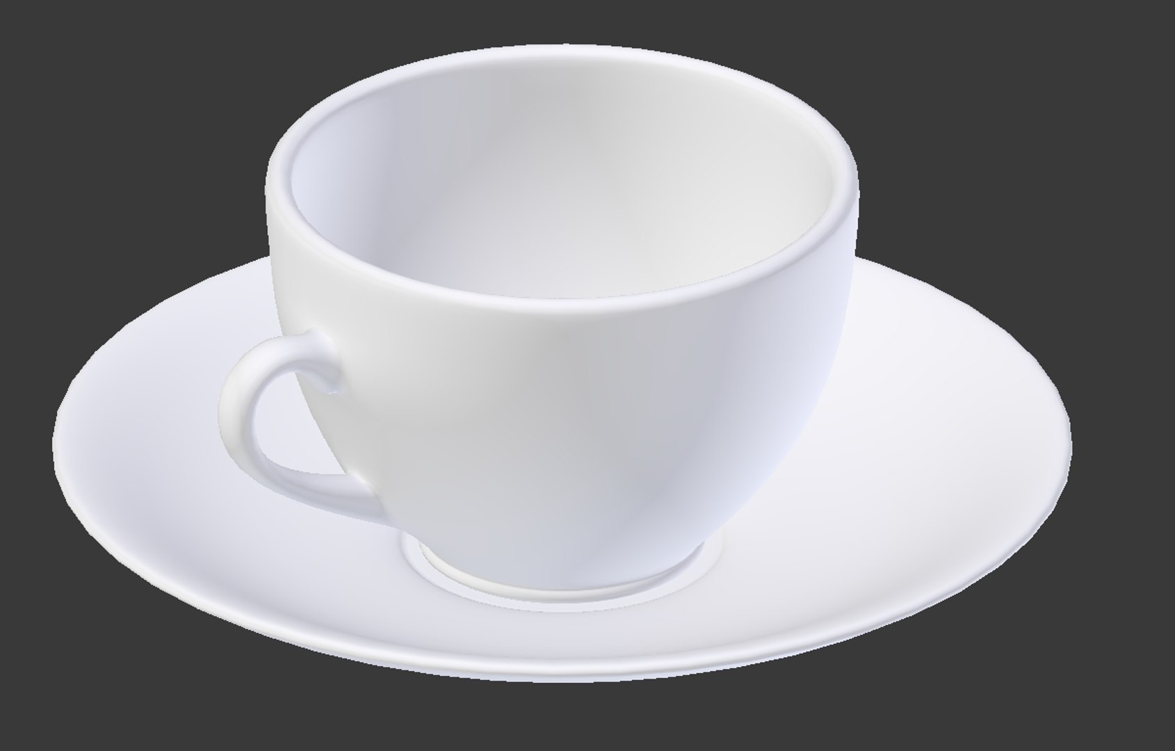 3d Tea Cup Set Model