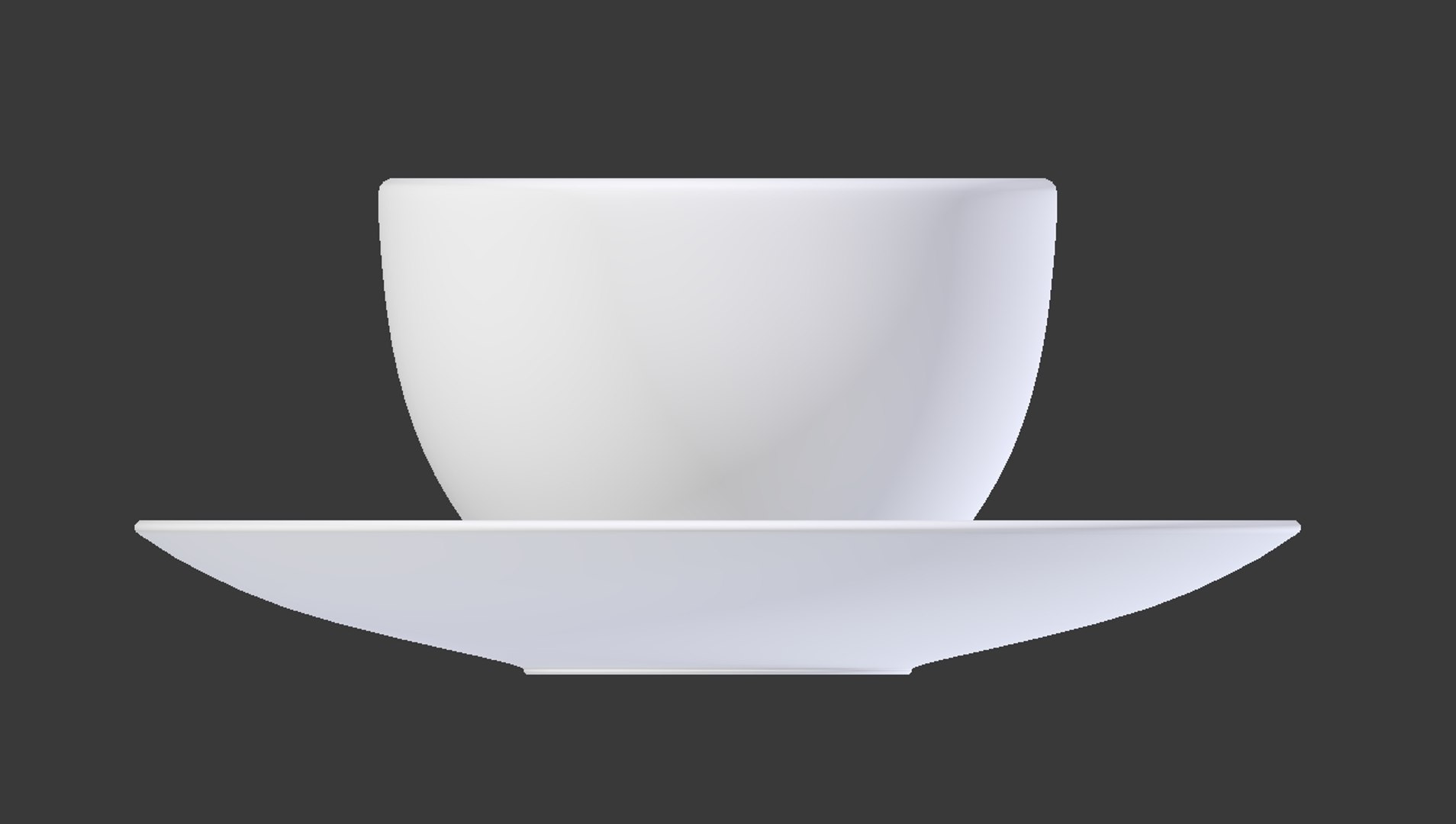 3d Tea Cup Set Model