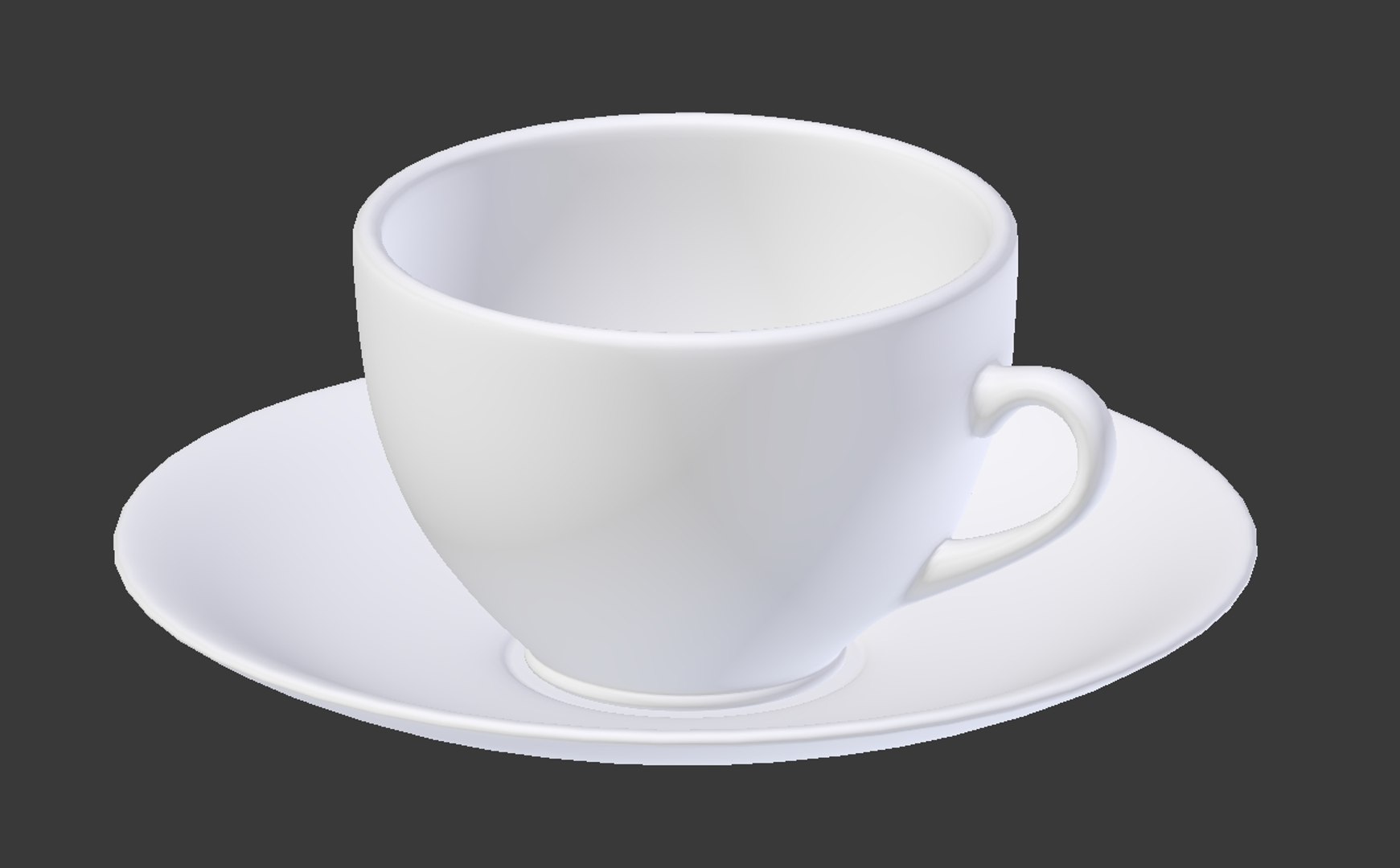 3d Tea Cup Set Model