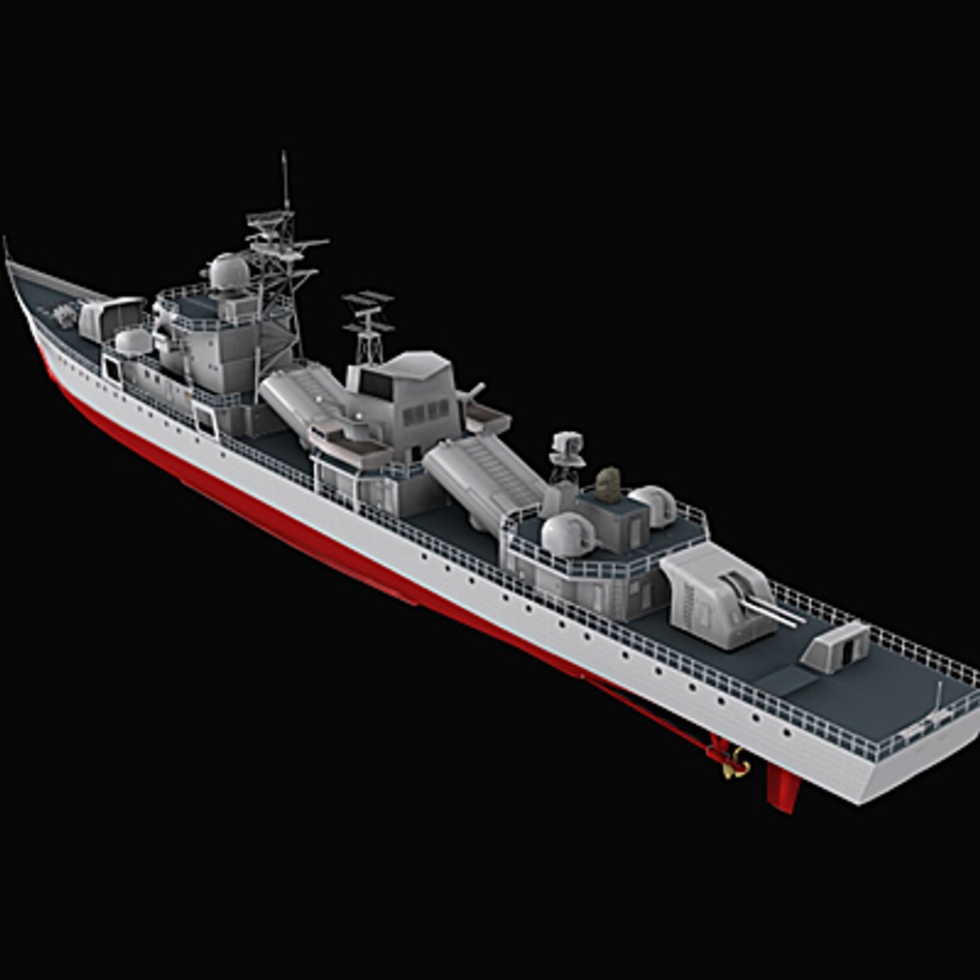 3d Type 053h1g Jianghu-v Class