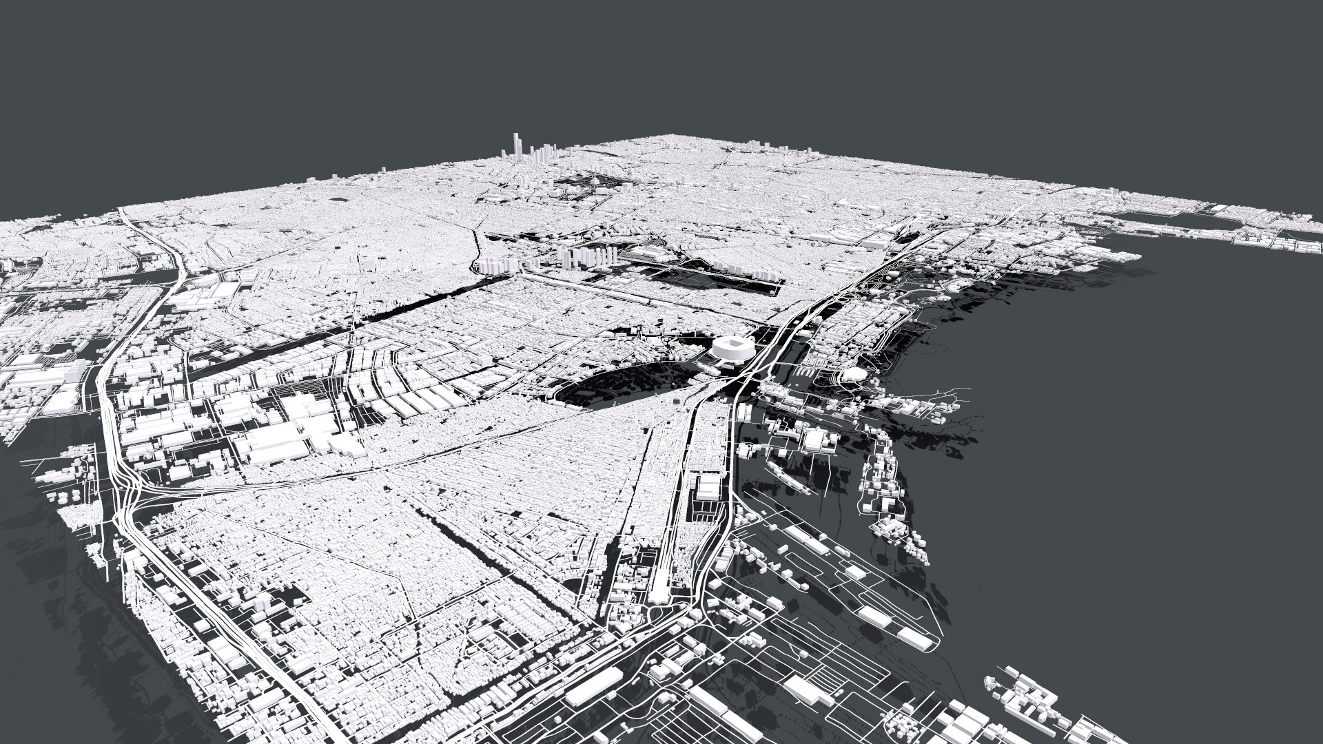 Cityscape Jakarta Indonesia model - TurboSquid 1870934